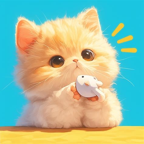 Selkirk Rex Cat Playing With A Toy Mouse Premium Ai Generated Vector