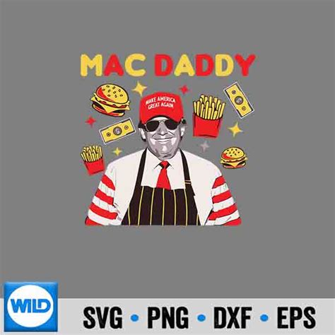 Trump Vintage Humor Svg Trump Mac Daddy Vintage Svg Wildsvg