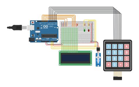 Circuit Design Lcdkeypadservo Tinkercad
