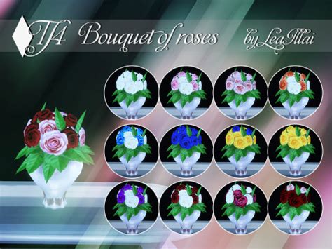 Ts4 Cc Bouquet Of Roses Recolor Download Sfs Welcome