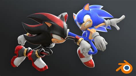 Sonic And Shadow Poses