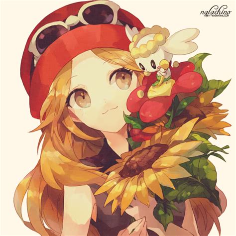 Welchino Flabebe Flabebe Red Flower Serena Pokemon Nintendo