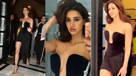 Hot Disha Patani Shows Off Big Boobs And Deep Cleavage In A