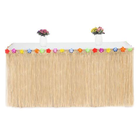 Grass Hawaiian Tables Skirts Available Gold Coast Event Hire Company