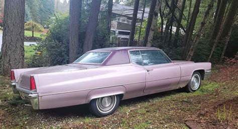 For Sale 1969 Cadillac Coupe Deville Wisteria Poly Matching Vinyl