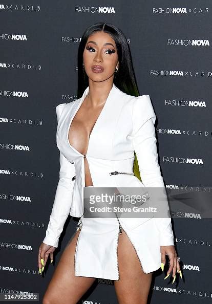 Cardi B Attends The Fashion Nova X Cardi B Collection Launch Party At
