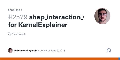 Shapinteractionvalues For Kernelexplainer · Issue 2579 · Shapshap · Github