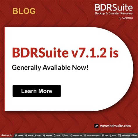 Vembu Technologies On Linkedin Backup Disasterrecovery Bdrsuite Saasbackup Dataprotection