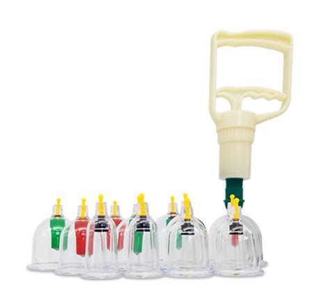 Inbox Zero 12 Cups Healthy Medical Vacuum Cupping Suction Therapy