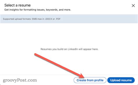 How To Create Update Or Remove A Resume From LinkedIn