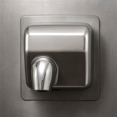 Alpine Industries Stainless Steel Backsplash Hand Dryer Wall Guard