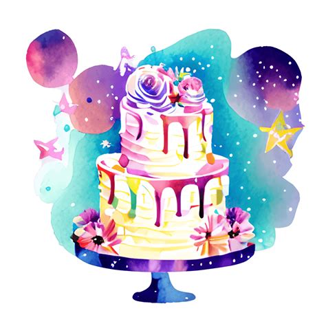 Happy Birthday Cake Graphic · Creative Fabrica