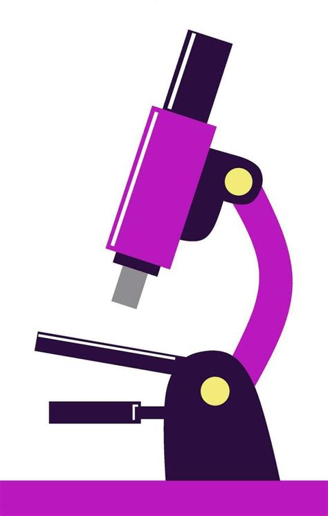 Microscope Science Purple Vector Cartoon Illustration 24766200 Vector