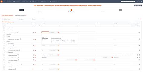 Sap Hana Db Parameter Management Automaticsai