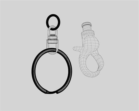 Keychain 02 3d Model By Sdfffg