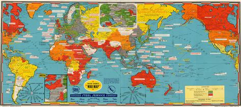 Dated Events War Map 20th Edition Curtis Wright Maps