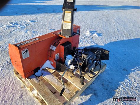 2001 Kubota Bx1800 Utility Tractor W Fel And Snowblower