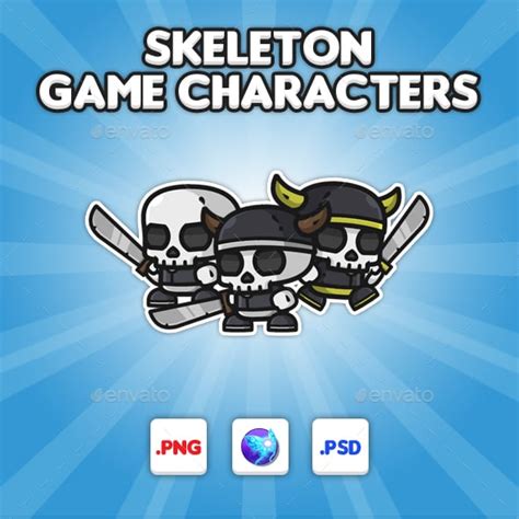 Skeleton Game Assets Graphicriver