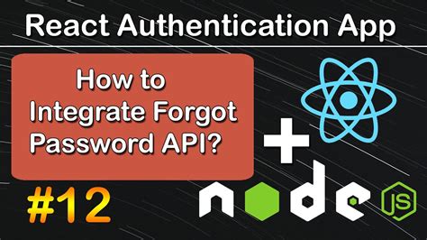 Integrate Forgot Password Api In React Js React Js Authentication App 12 Youtube