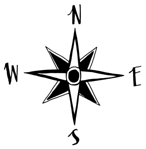 Compass For Maps Clipart Best