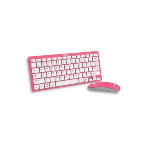 Pantone Mini Scissor Switch Wireless Keyboard And Mouse Combo Pink 74