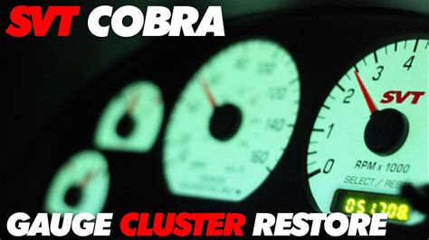 Cobra Gauge Cluster Restoration Youtube