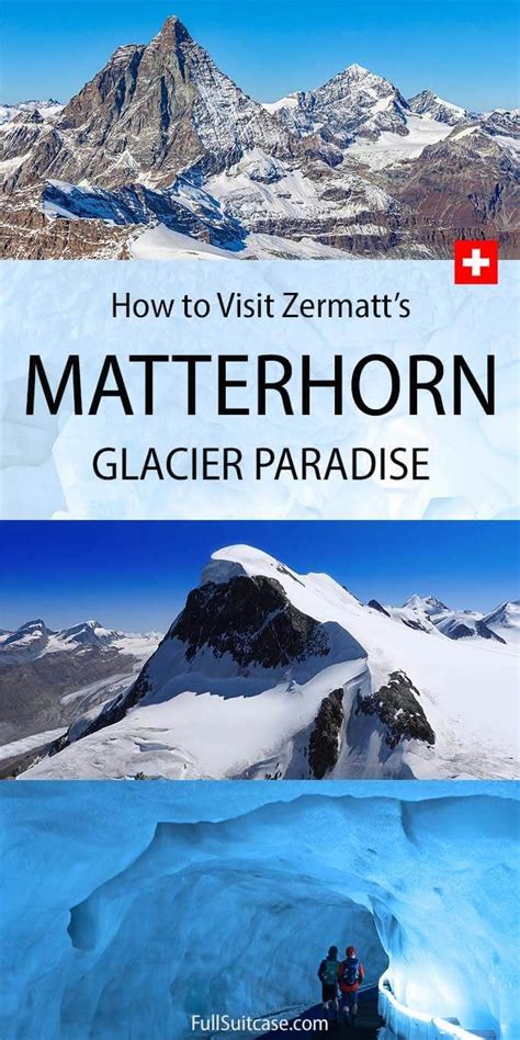 Matterhorn Glacier Paradise Klein Matterhorn Things To Do Info For Your