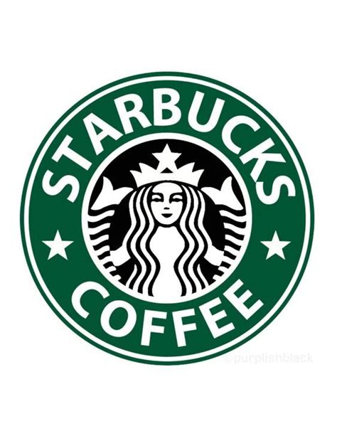 Autocollant Starbucks Cafe Logos Logotipo De Starbucks Café Starbucks