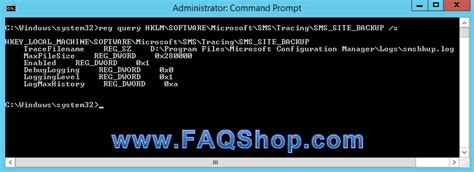 How Can I See The Logging Settings For A Specific Sccm Component