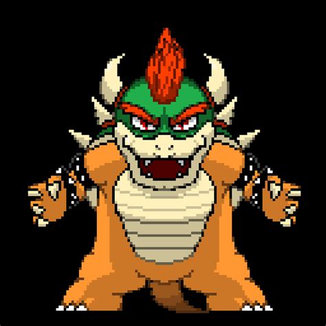 Bowserpixel Art By Mrwhite1024 On Deviantart