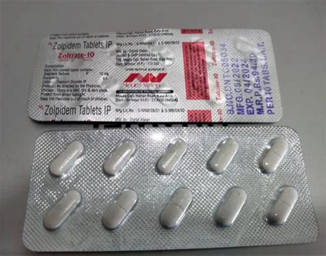 10 Mg Zolpidem Tartrate Tablets At ₹ 10000box Ambien In Mumbai Id