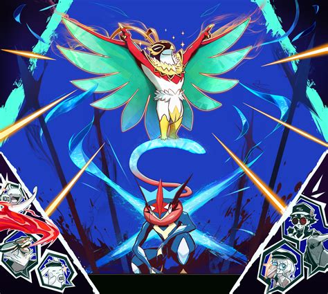 Jcstr Ash Greninja Ash Ketchum Goodra Greninja Hawlucha Mega Hawlucha Noivern Pikachu