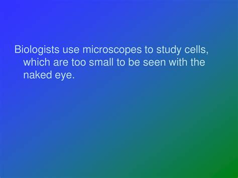 Biologists Tools And Technology Notes Ppt Download