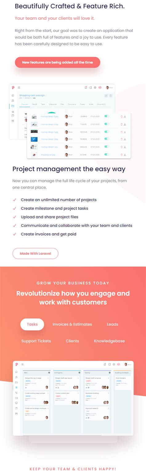 Grow Crm Laravel Project Management Nullforums