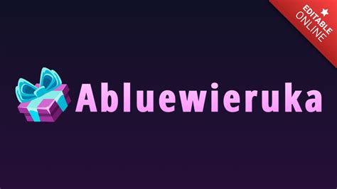 Bluewieruka Anniversary Text Effect Generator