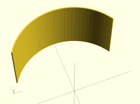 Openscad Arc Youmagine
