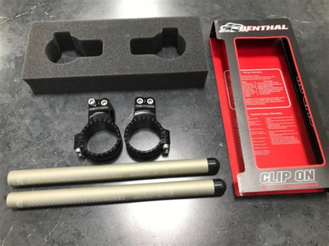 Renthal Cl100 Road Race Clip Ons 50mm For Sale Online Ebay