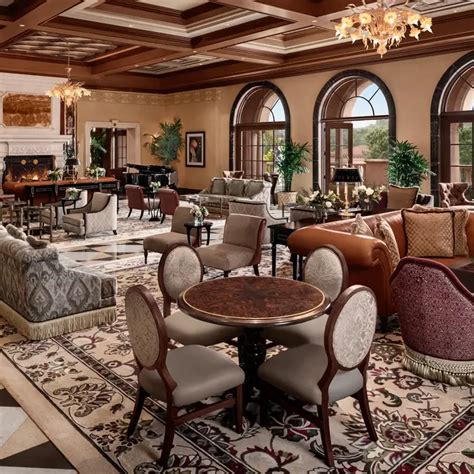 Lobby Lounge At Fairmont Grand Del Mar Restaurant San Diego Ca