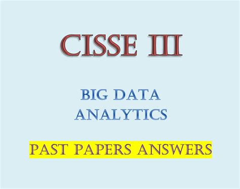 Collection Of Big Data Analytics Past Papers With Answers8211 Kasneb