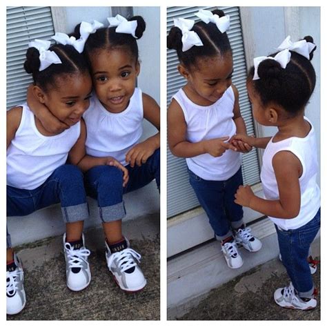 Cute Twin Girls With Swag