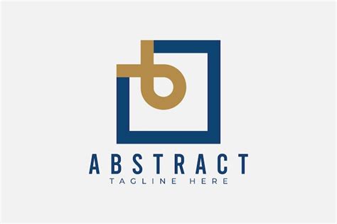 Abstract Square Logo Template Premium Vector