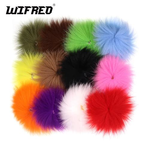 Wifreo 1 шт волосы с лисьим хвостом для лосося Steelhead мухи трубка джиг стример шиньон