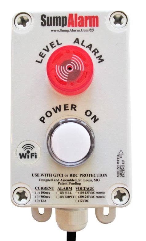 Sump Alarm Wifi Water Sensor Wireless Sump Pump Alarm With Sludgeboss