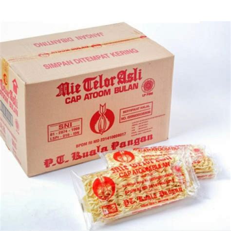 Atoom Bulan Mie Asli Wheat Noodles Restaurant Quality Noodles 200g