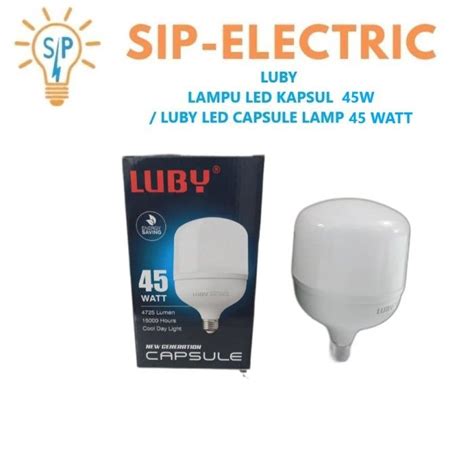 Luby Lampu Led Kapsul W Putih Luby Led Capsule Lamp Watt Lazada Indonesia