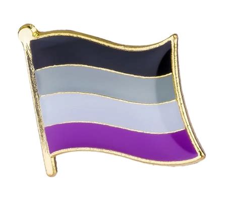 Asexual Flag Pin