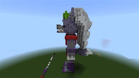 Fnaf Security Breach Roxanne Wolf Minecraft Map