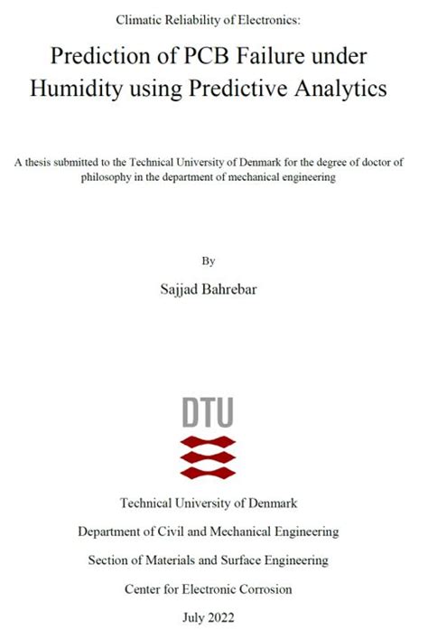 Rajan Ambat On Linkedin Reliability Electronics Corrosion Humidity 10 Comments