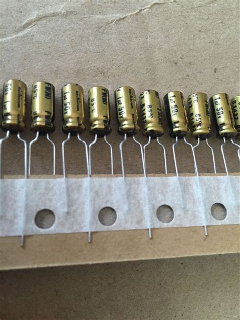 50pcs Nichicon Fw 1uf 50v 5x11mm Audio Electrolyti Vicedeal