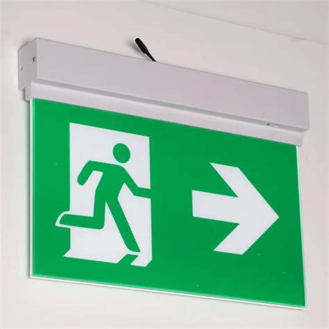 Surface Mounted And Side Mounting Li Ion Battery Operated Led Emergency